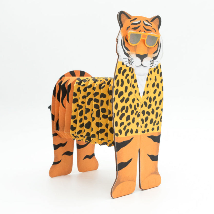 Birthday Tiger - Interactive 3D Tiger Card – Lumibop